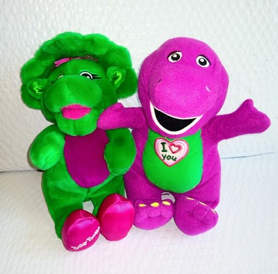 Vtg Lyons Singing BARNEY & BABY BOP I Love You/Little Red Wagon Songs ...