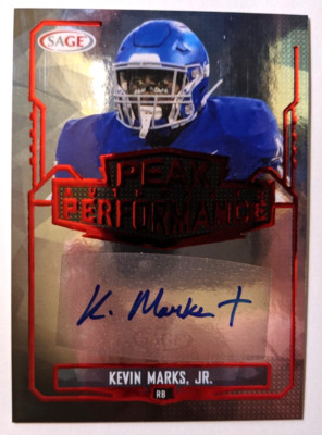 2022 SAGE PEAK PERFORMANCE AUTO KEVIN MARKS JR. | eBay
