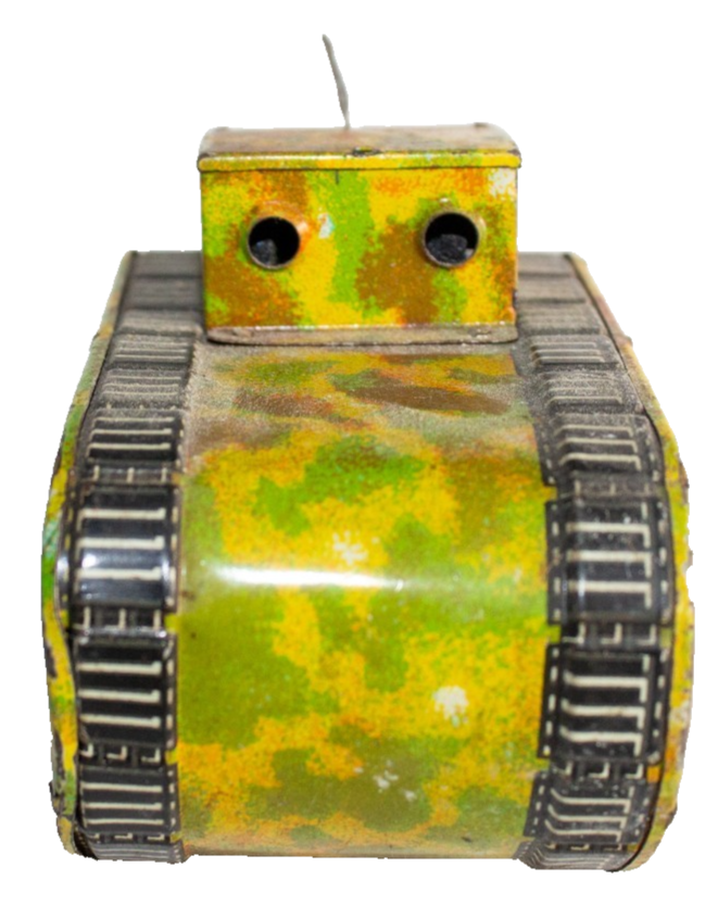 1930's German Arnold Tin Lithographed Mark IV Clockwork Tank - Rare Toy ...