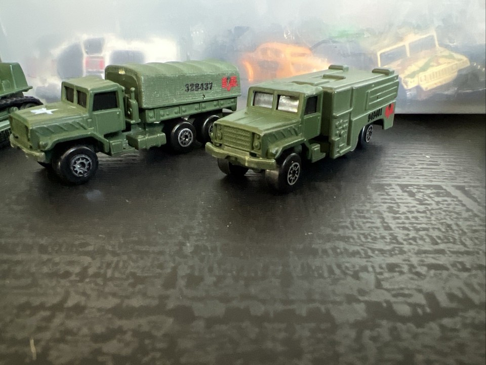 Maisto GI Joe Diecast Jeep Humvee Dozer Cargo Truck Military Green ...
