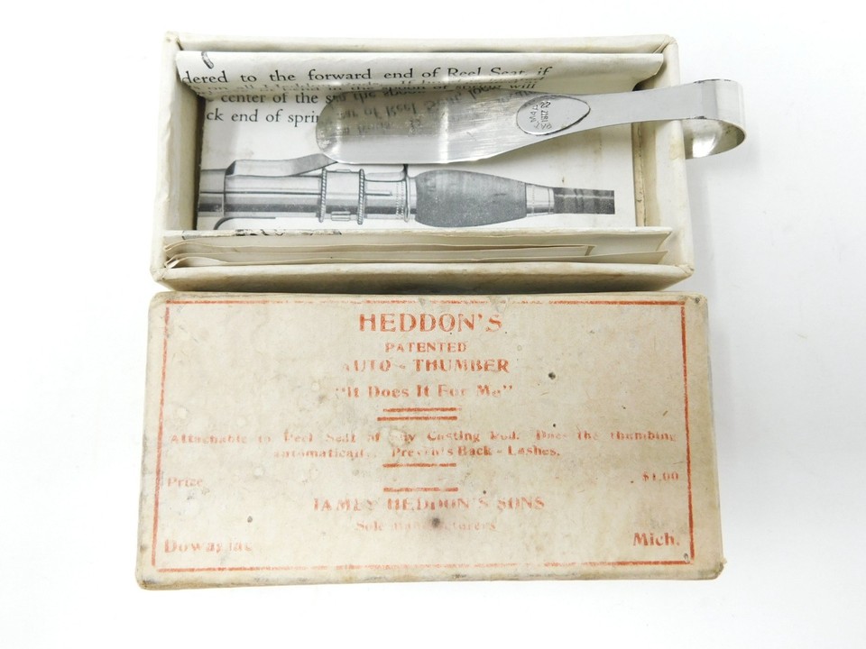 Vintage Heddon's "Auto -Thumber" Anti Backlash Device, w/Box and Papers ...