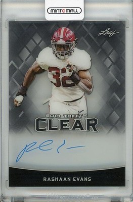 2018 Leaf Trinity Clear Rashaan Evans Autograph | eBay