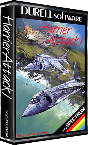 Sinclair ZX Spectrum 48K Jeu - HARRIER ATTACK - Durell - Testé Et ...