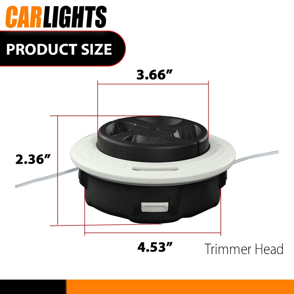 2 Pcs C26-2 Trimmer Head Replacement Auto Cut for Stihl Fs 55 56 70 94 ...