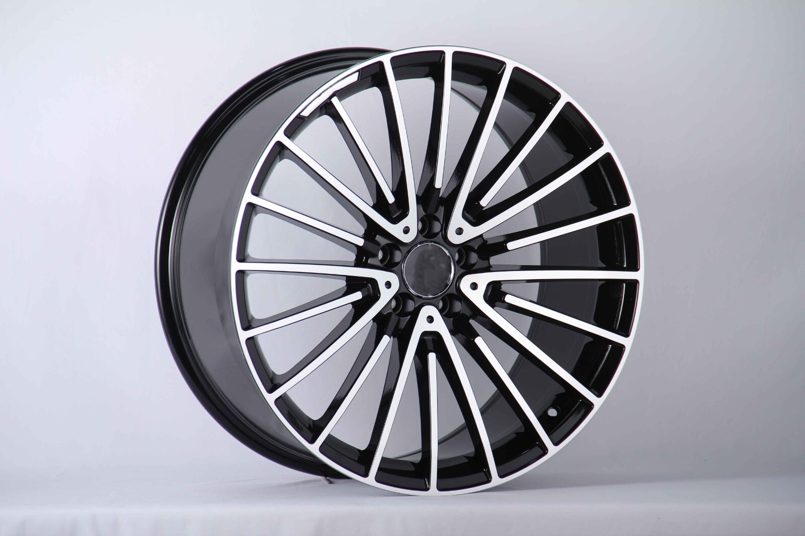 20x9.5 Black Machin S63v AMG Rims Wheel Mercedes Benz C300 S550 GLE ...