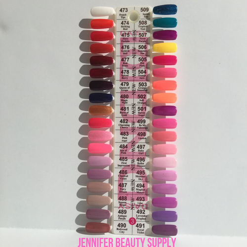 DND GEL POLISH COLOR CHART #3 DISPLAY NEW | US SELLER | eBay