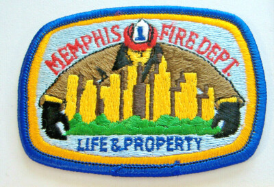 MEMPHIS FIRE DEPT.~LIFE & PROPERTY~TENNESSEE FABRIC PATCH | eBay
