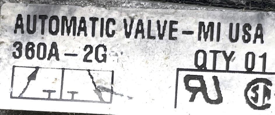 Automatic Valve 360A-2G Two-Way Pneumatic Valve 1/4" NPT Ports | eBay