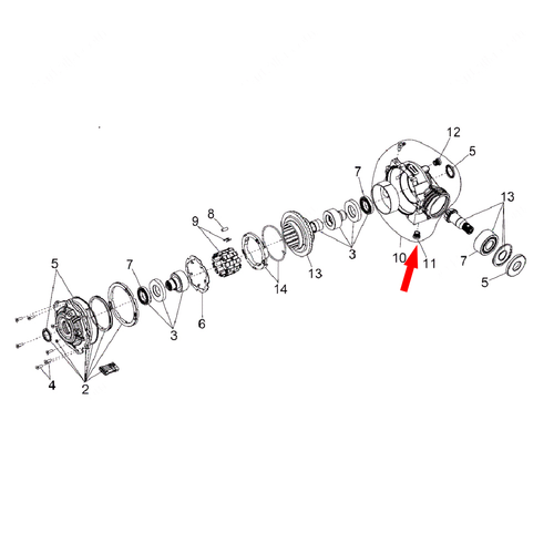 For Polaris Sportsman Ranger RZR ACE 3234756 Magnetic Front Gearcase ...