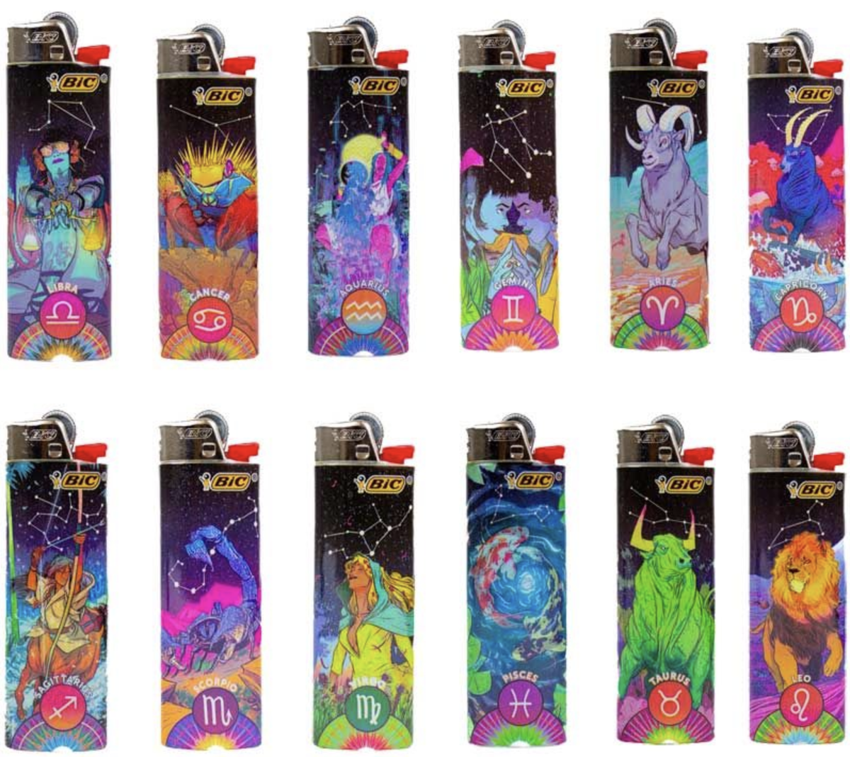 Zodiac sign bic lighters 60 photos - Astrologytoyou.com