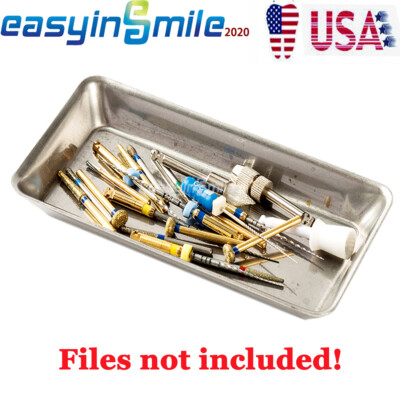 Easyinsmile Dental Instrument Tray Stainless Steel For Endo Files ...