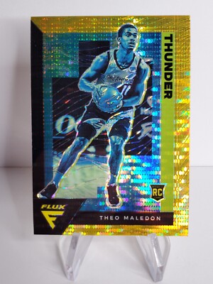 2020-21 Panini FLUX "THEO MALEDON" #227 GOLD PULSAR Rookie Target OKC ...