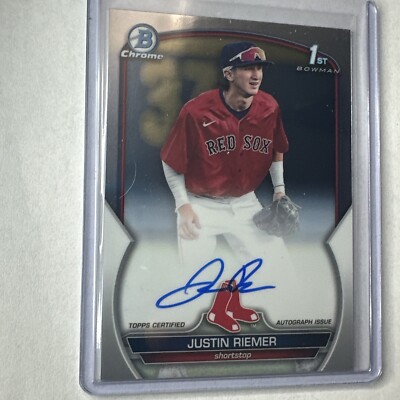 2023 Bowman Draft Baseball 1st Bowman Chrome Auto Justin Reimer CDA-JRI B DD1 | eBay