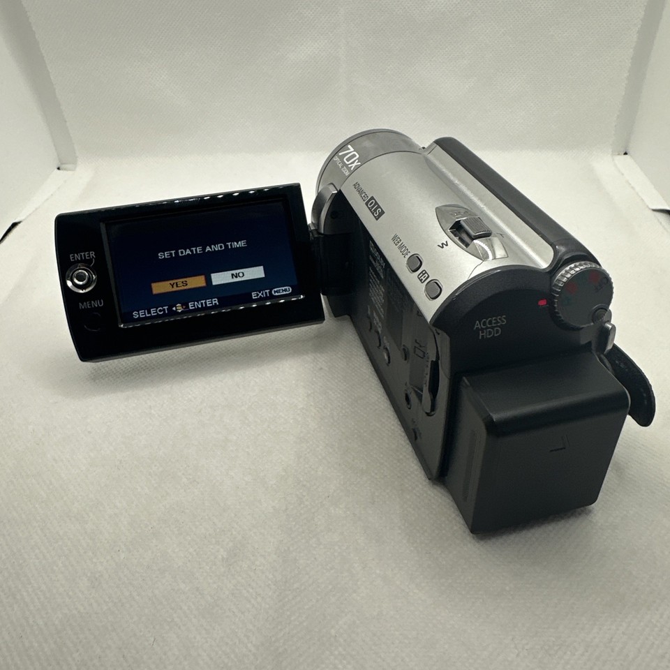 Panasonic Camcorder SDR-H80 Handheld 60GB HDD Silver Tested + Charger ...