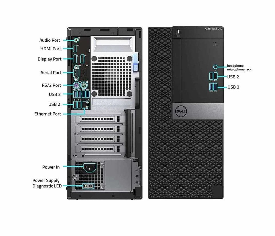 Dell Optiplex 5040 MiniTower MT PC Intel i3-6100 16GB RAM 1TB SSD Win 11 Pro | eBay UK