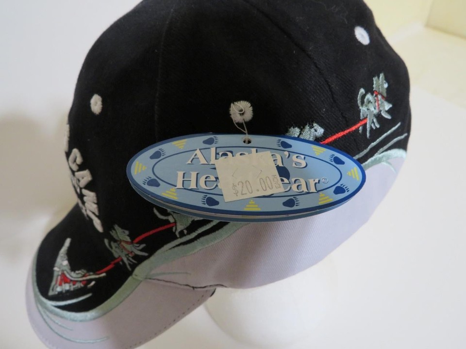 Alaska Hat Cap Musher`s Camp Sled Dog Experience Skagway 6 Panel NEW ...