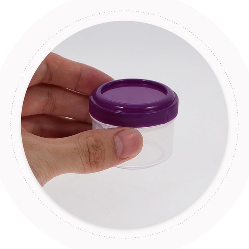 Ciieeo 6pcs Mini Condiment Cups Plastic Salad Dressing Container To ...