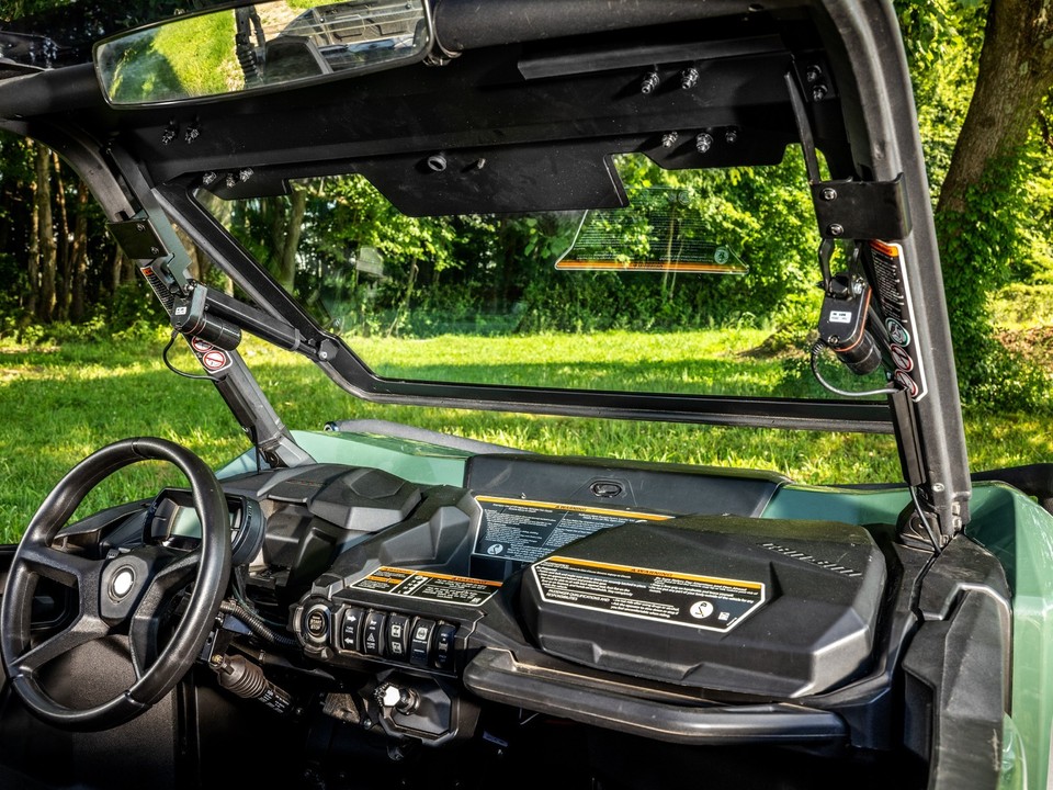 SuperATV Maxdrive Power Flip Glass Windshield for Can-Am Commander | eBay