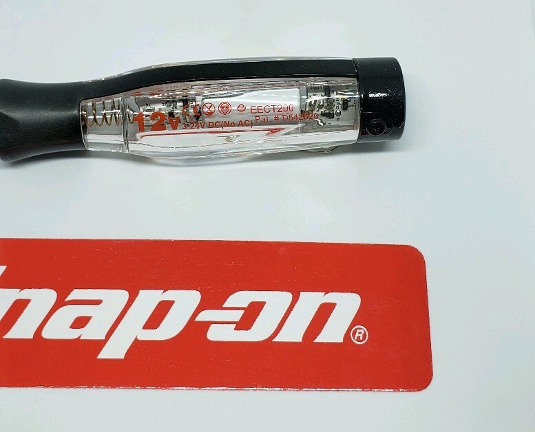 Snap On EECT200 Cord Free Circuit Tester 3-24v DC CLEAR handle ...