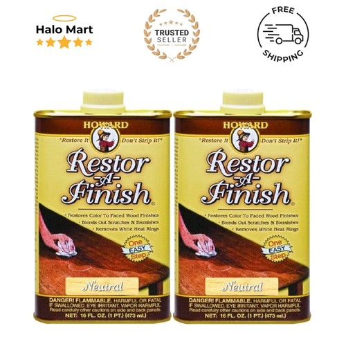Howard RF1016 Restor-A-Finish, Neutral 2-Pack - Revive Your Furniture ...