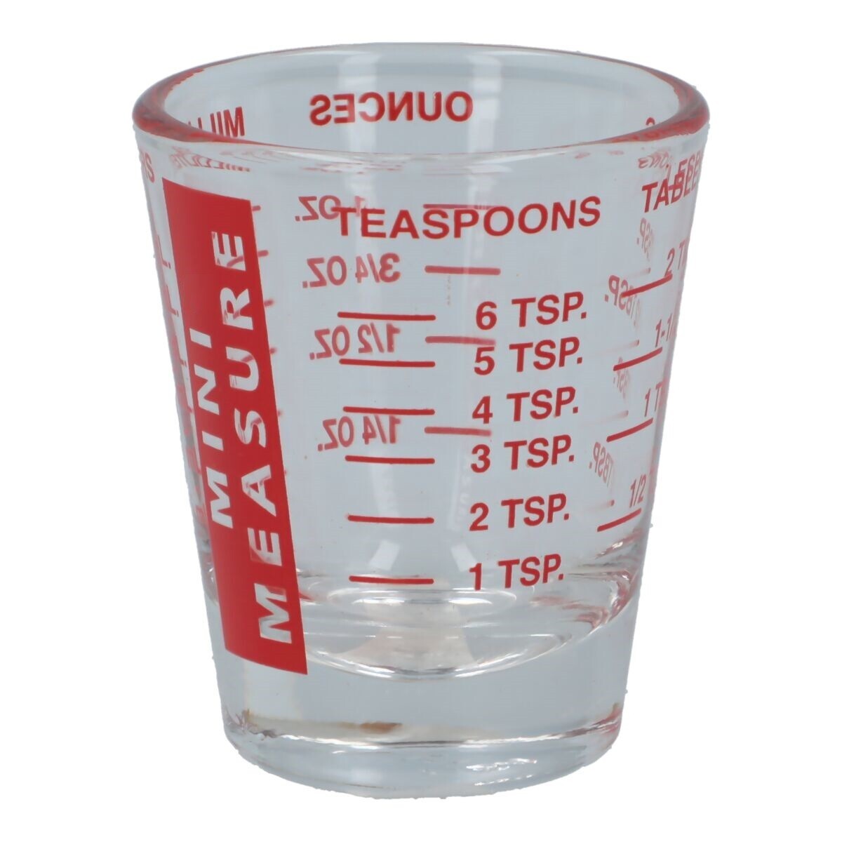 Glass Mini Measuring cup- 30ML - Shot Glass - Dry or Liquid Measure ...