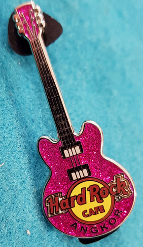 ANGKOR CAMBODIA HOT PINK 3 STRING CORE GIBSON GUITAR SERIES Hard Rock ...