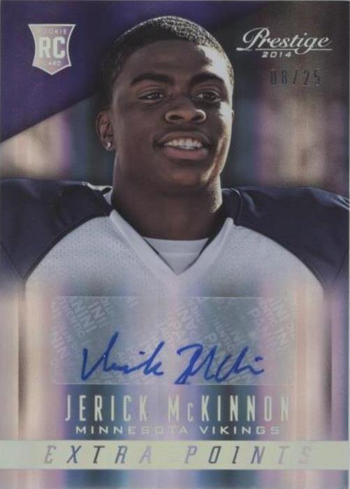 2014 Panini Prestige - Rookie Jerick McKinnon #250 Extra Points Holo ...