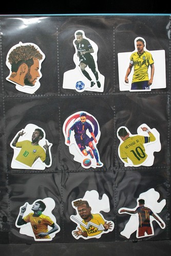 Lot of 9 Neymar Jr. Stickers Football Waterproof Brazil Barcelona PSG ...