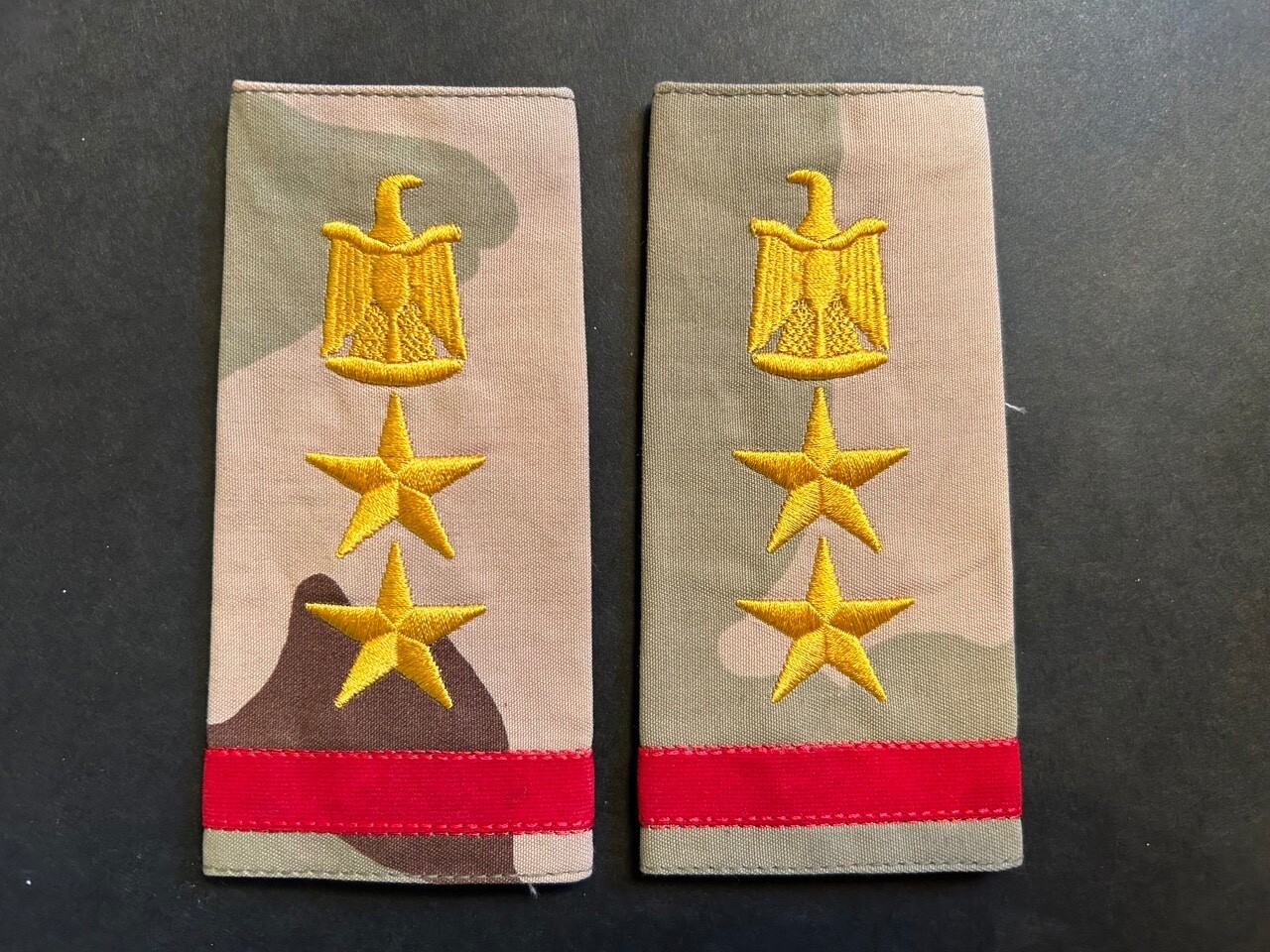 Iraqi Army Colonel Rank Shoulder Board Set Military DCU Camo Iraq #1 | eBay