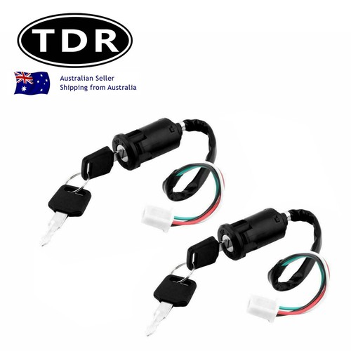 2X Ignition Key Barrel switch ATV QUAD Bike Gokart 4 Wheeler Buggy Dirt ...
