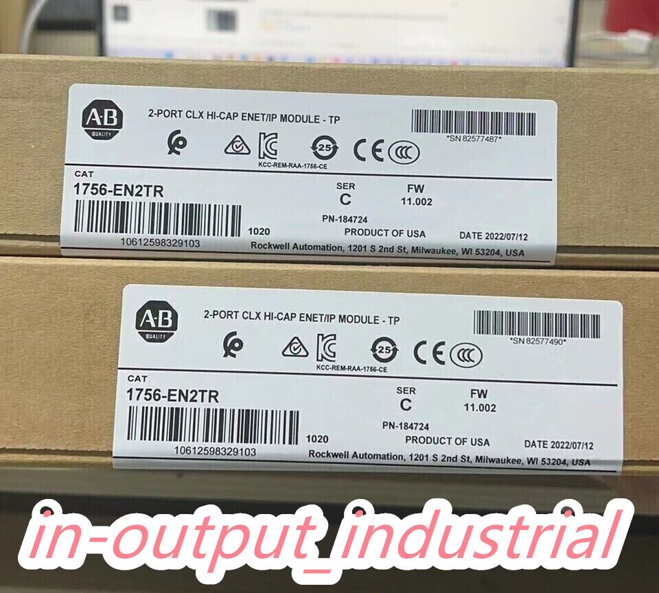 New Factory Sealed AB 1756-EN2TR Ser C ControlLogix Ethernet Module ...