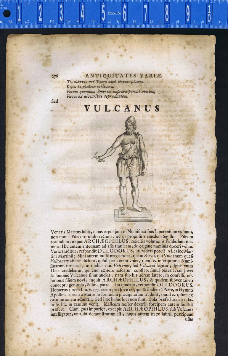 Vulcan God Of Fire For Kids