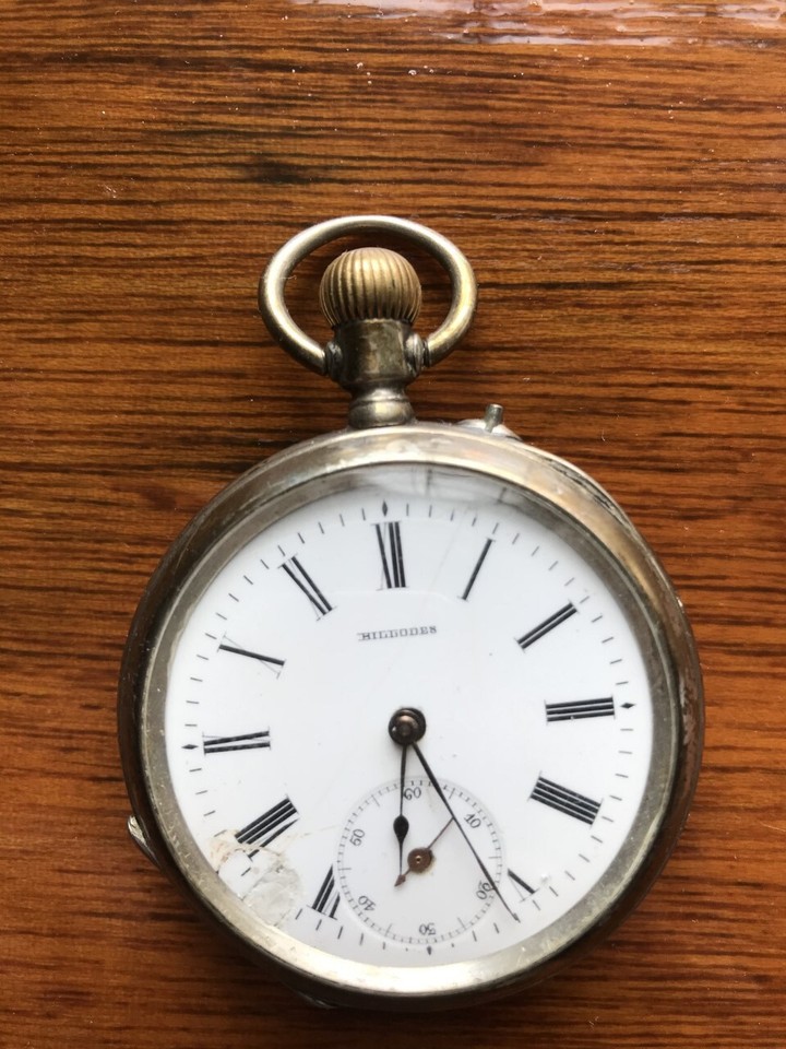 1800s OR EARLY 1900s KEY WIND BILLODES POCKET WATCH WORKING | eBay