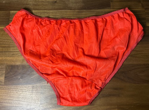 Vtg SILKY NYLON Gusset Panties sz L Second Skin Shiny USA Rare Sheer ...