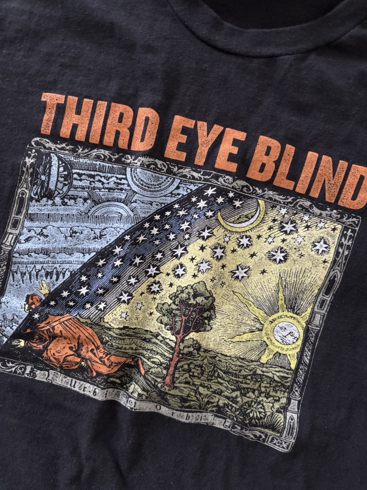 VTG Third Eye Blind Band Men Women Short Sleeve Black Size Medium Shirt ...