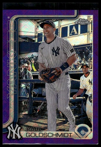 2025 Topps Chrome #168 Paul Goldschmidt Purple Refractors #/250 | eBay