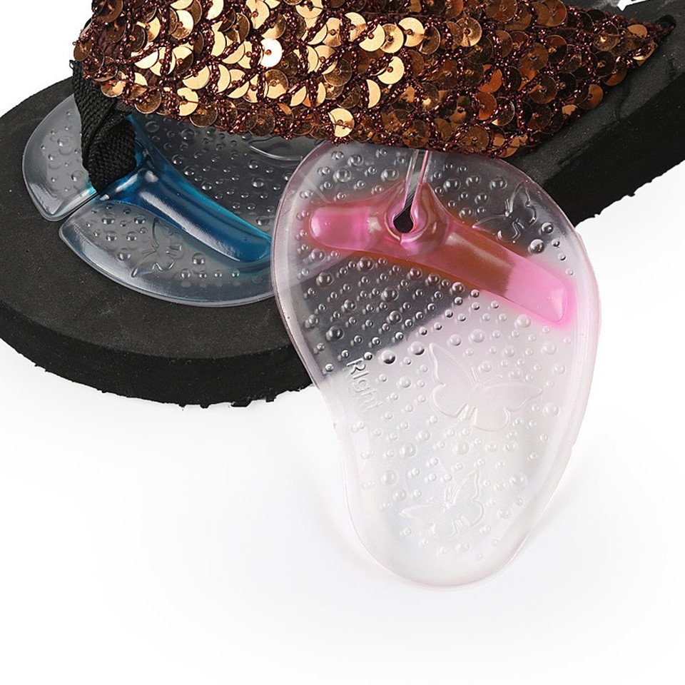 3 Pairs Half Insole for Slippers Gel Foot Insoles Cushion Inserts ...