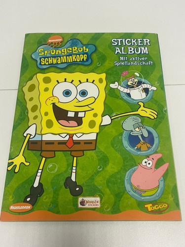 Spongebob Sticker Album 100% Komplett Von Merlin 2004 mit Poster | eBay.de