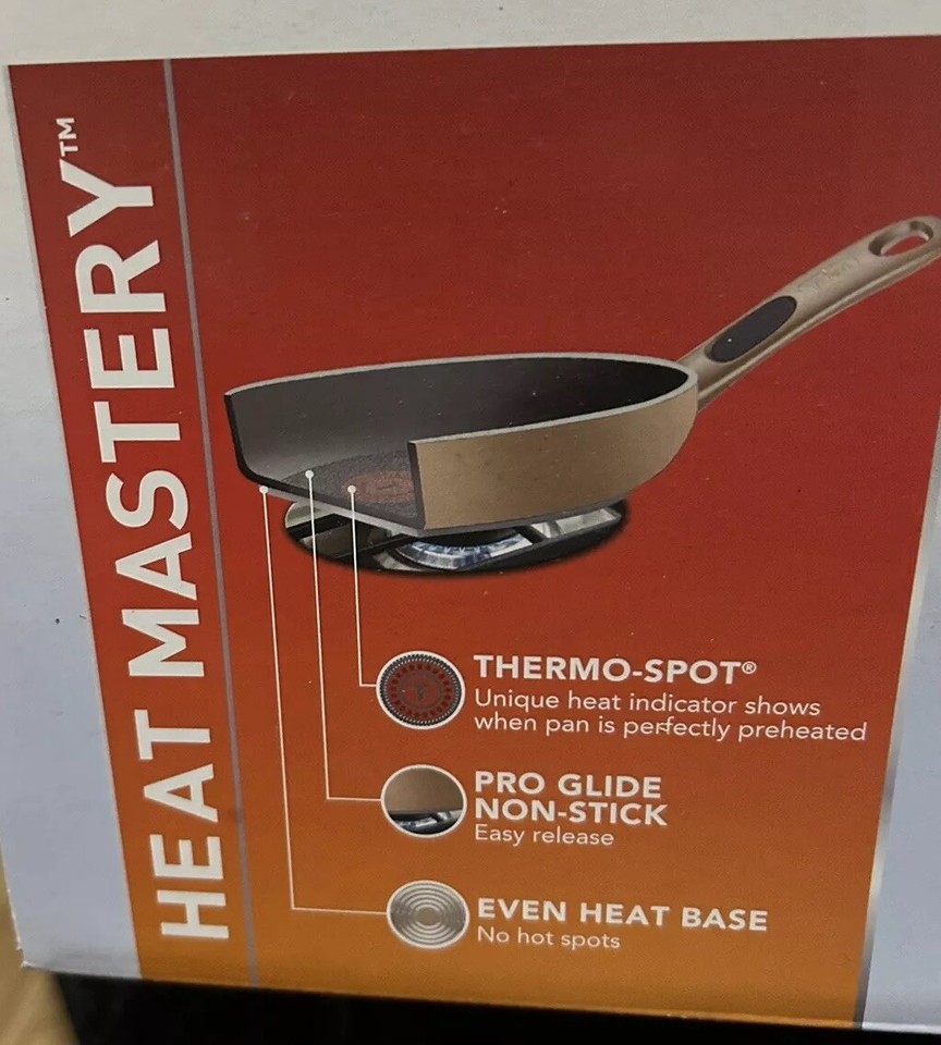 T Fal Excite Heat Mastery 14pc Pots Pans Cookware Set NIB | eBay