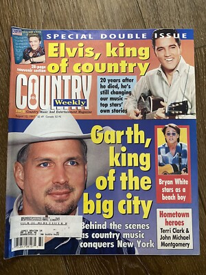 Vintage Country Music Weekly Magazine August 1997 Garth Brooks Elvis ...