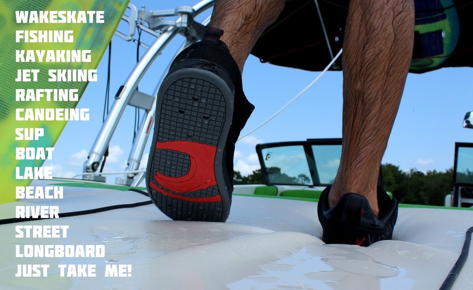 WATER SHOES! Liquid Krow by kKrows Size 11-12 Kayak, Jetski, Fishing ...