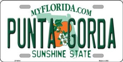 Punta Gorda Florida Novelty Metal License Plate Tag | eBay