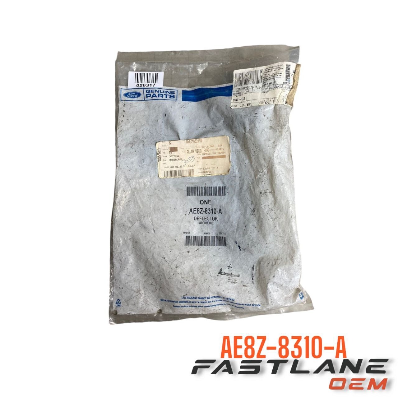 2011-2013 FORD FIESTA AIR DEFLECTOR NEW OEM AE8Z-8310-A | eBay