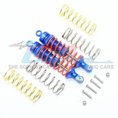 GPM Racing Aluminum Front Adjustable Shocks 87mm Blue : Rustler 4x4 | eBay