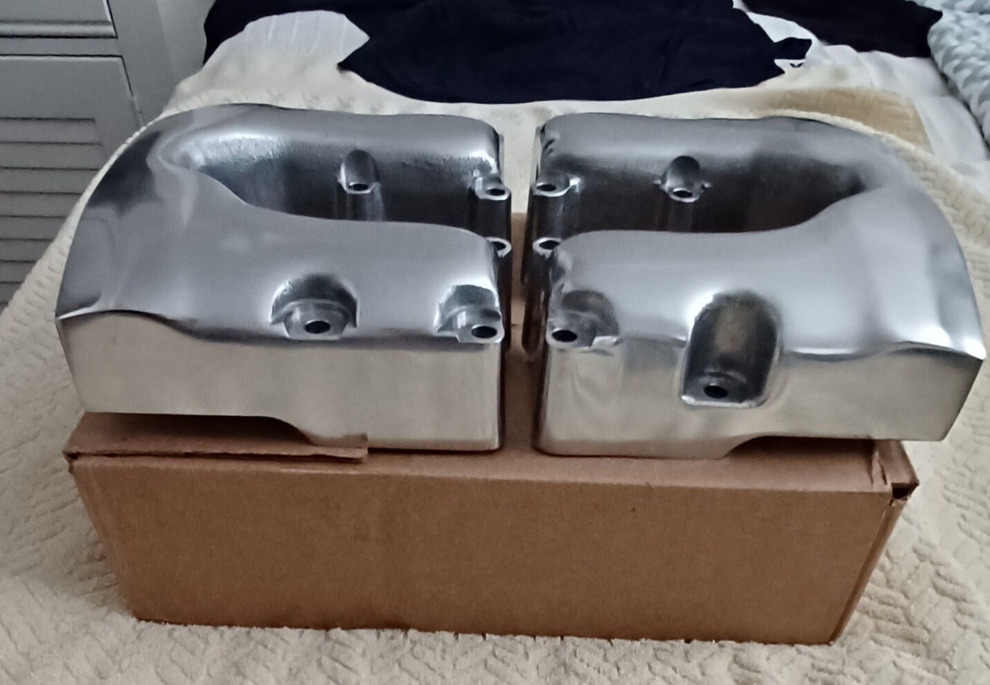 Harley SHOVELHEAD ROCKER ARM COVERS Shovel Rocker Boxes .. Super HIGH ...