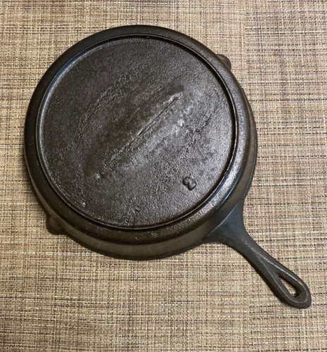 1800's Gate Mark No.8 Cast Iron Skillet with Fancy Handle | eBay