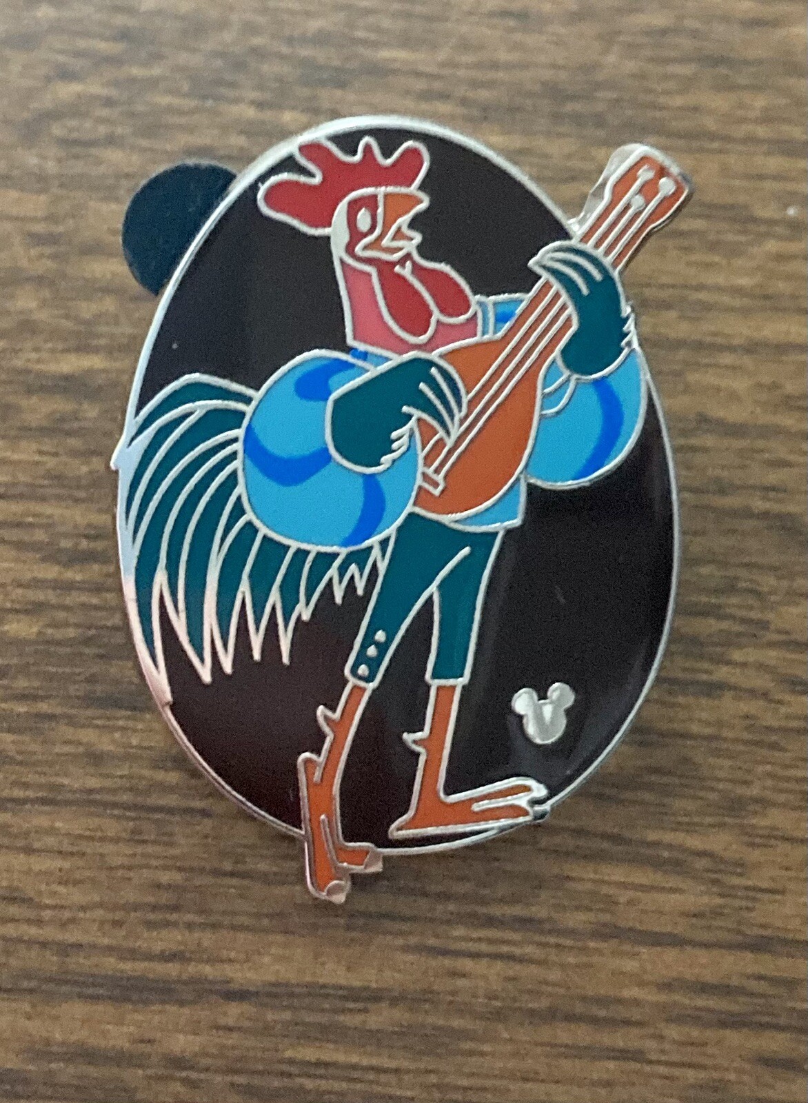 Disney Pin ALAN-A-DALE Robin Hood Rooster Guitar Hidden Mickey 2013 HTF ...