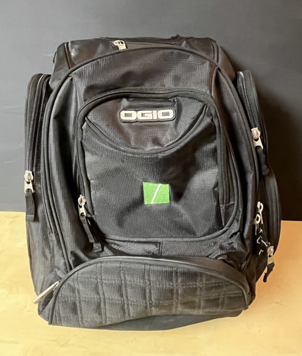 OGIO Metro Street Backpack Black 8 External Pockets Audio Tech Laptop ...