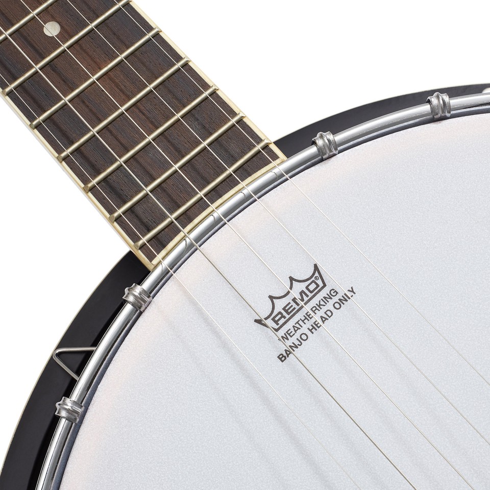5-String Banjo - Full Size w/ Closed Back, Mahogany Resonator, Geared ...