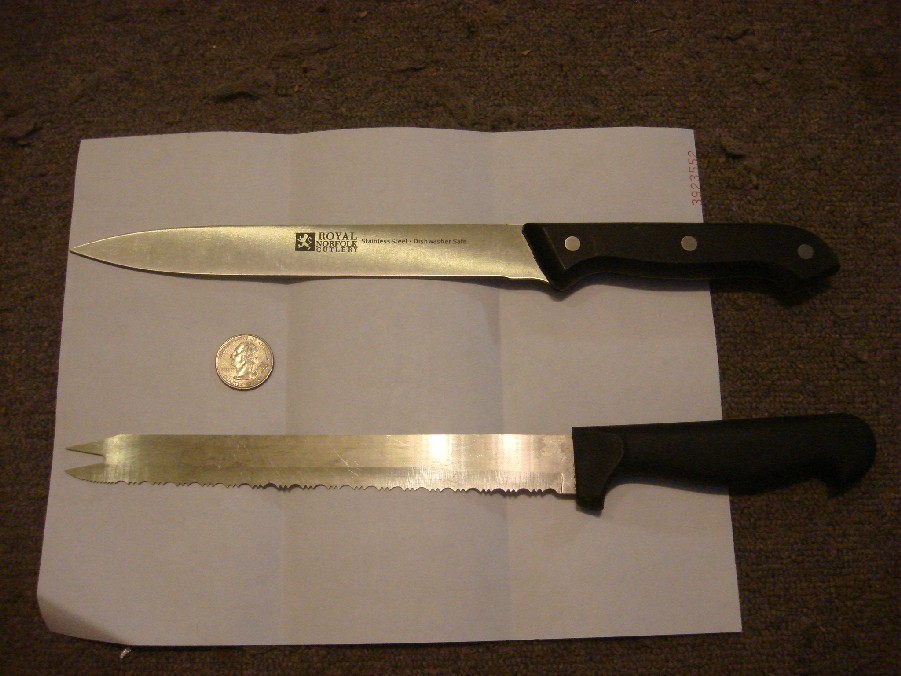 knives Royal Norfolk Cutlery knife 7.5" carving bread serrated JA ...